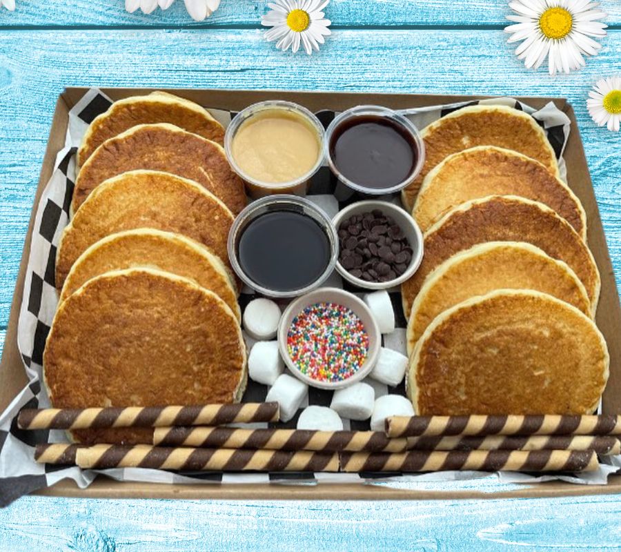 Chocolate Fudge Pack | Heat and Serve Pancake | Onsite Catering